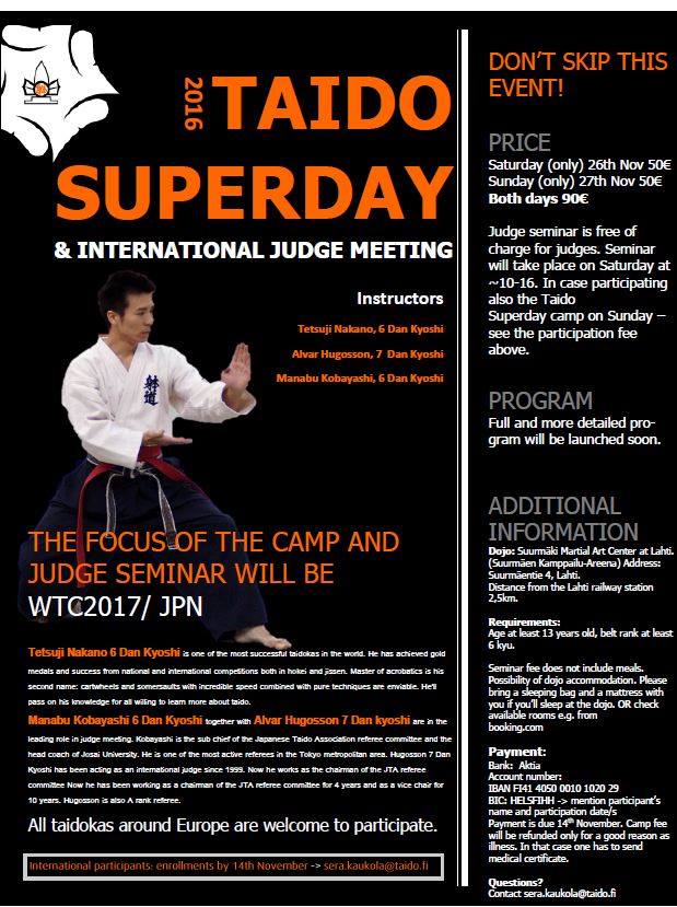 News – World Taido Federation